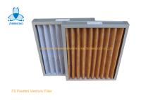 China F5 Aluminum Frame Pleated Pre Air Filter / Coarse Filter For Hospital Air Conditioning for sale