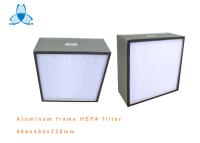 China Aluminum Frame Deep Pleat HEPA Air Filter For Clean Room , Efficiency 99.99% for sale