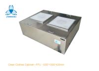 China SS304 Fan Filter Unit Class 100 Clean Clothes Cabinet Laminar Flow Hood FFU On The Top for sale