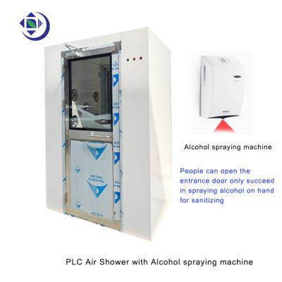 China Single / Double Door 380v Cleanroom Air Shower Essential Equipment For Maintaining Clean Safe Working Environment for sale