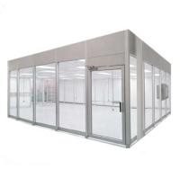 China Adjustable Clean Room Equipment 40-70mm Thickness 2 Units Handel 304 SUS Down Flow Velocity of 0.35m/s for sale