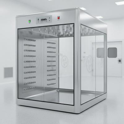 China Noise Level 60dB Air Shower Tunnel Providing Air Shower Time 0-99s for Effective Dust Removal and Cleanroom Entry Management for sale