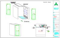China SS304 Small Air Shower Clean Room 2- Side Blowing , Class 100 Clean Room for sale