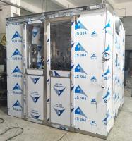 China Auto Sliding Doors Stainless Steel Air Shower For Goods With Width 635mm Cabinet for sale