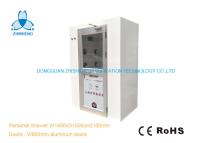 China Vertical Clean Room Air Showers With Aluminum Swing Doors Control By IC Control Panel for sale