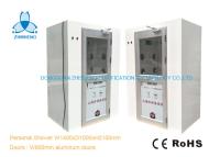 China Vertical Clean Room Air Showers With Aluminum Swing Doors Control By IC Control Panel for sale