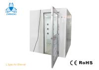 China L Type Corner Air Shower With Aluminum Swing Doors For 5-6 Persons Class 1000 Clean Room In Indonesia for sale