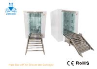 China Anti - Static Pass Box Clean Room And Stainless Steel 304 Conveyor For Passing Goods for sale