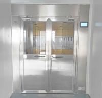 China Air Shower for Persons and materials with 4 doors controlled by PLC and touch screen for sale