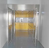 China Fast Speed Scrolled Doors Air Shower Tunnel For  Material  ,  Air Blow Passage for sale
