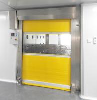 China Fast Speed Scrolled Doors Air Shower Tunnel For  Material  ,  Air Blow Passage for sale