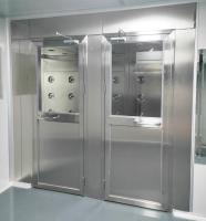 China Air Shower for Persons and materials with 4 doors controlled by PLC and touch screen for sale