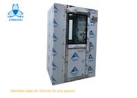 China Two Side Blowing Stainless Steel Air Shower Removing Air Dust From People And Goods for sale