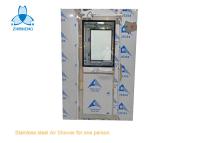 China Two Side Blowing Stainless Steel Air Shower Removing Air Dust From People And Goods for sale