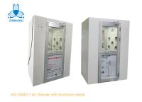 China Single Person Cleanroom Air Shower With Aluminum Swing Doors for sale