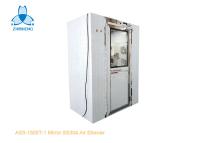 China One Person Mirror SS304 Air Shower Room With UV Light AC380V for sale