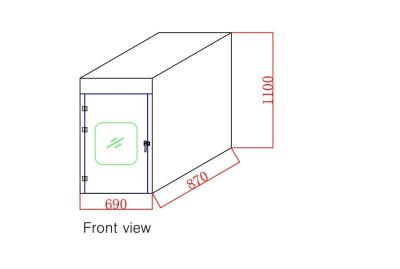 China No Base Mechanical Interlock Stainless Steel 304 Transform Window for sale