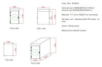 China No Base Mechanical Interlock Stainless Steel 304 Transform Window for sale