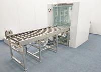 China Cleanroom Steel Air Shower Pass Box And Automatic Roller Conveyor for sale