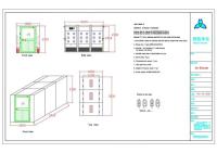 China Swing Door 304 Stainless Steel Cleanroom Air Shower for sale