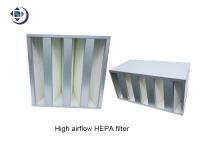 China Galvanized Frame H13 H14 High Aiflow Compact HEPA Filter for sale