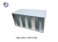 China Galvanized Frame H13 H14 High Aiflow Compact HEPA Filter for sale