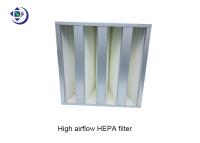 China High Efficiency Compact HEPA Filter 592x592x292mm With Galvanized Frame for sale