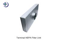 China Anodized Aluminum Frame Disposable H13 H14 HEPA Filter Box With Fiberglass Media for sale