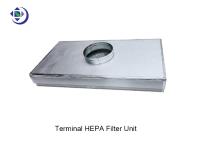China Anodized Aluminum Frame Disposable H13 H14 HEPA Filter Box With Fiberglass Media for sale