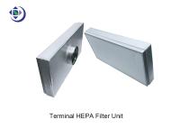 China Anodized Aluminum Frame Disposable H13 H14 HEPA Filter Box With Fiberglass Media for sale