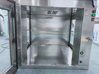 China L Type Doors Electric Interlock 304 Stainless Steel Pass Box For Cleanroom for sale