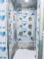 China Corner Type / L Type SS 304 Air Shower Room For Materials for sale