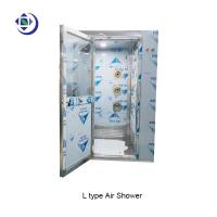 China Corner Type / L Type SS 304 Air Shower Room For Materials for sale