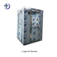 China Corner Type / L Type SS 304 Air Shower Room For Materials for sale