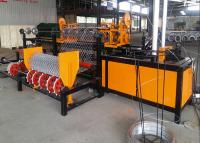 China High Production Efficiency Chain Link Fence Machine With Burr In Edge for sale