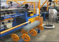 China Double Wire Chain Link Fence Making Machine With Advanced Technology Low Noise for sale