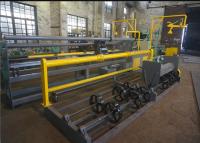 China PLC Control Industrial Chain Link Fence Machine 80-120 M2/ Hour Easy To Operate for sale