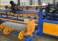 China High Speed Fully Automatic Chain Link Fence Machine For Playground Fence for sale