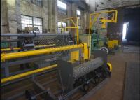 China PLC Control Industrial Chain Link Fence Machine 80-120 M2/ Hour Easy To Operate for sale