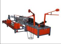 China Customized Chain Link Fence Equipment / Chain Link Weaving Machine Compact Design for sale