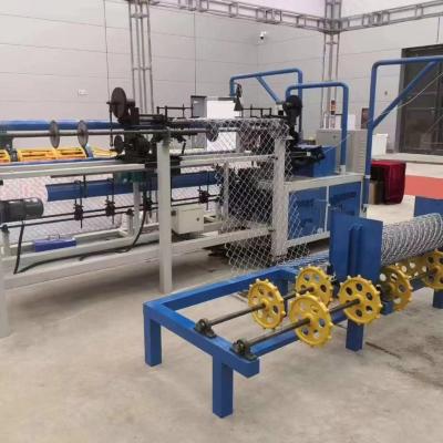 China 9.5kw 2.0m 1.4mm Fully Automatic Chain Link Fence Machine for sale