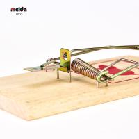 China Ultra Strong Spring Wooden Mouse Trap Poplar Rat Killer Catcher for Home House 27.8g for sale