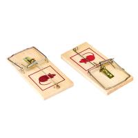 China Reusable Wooden Mousetraps for Home Garden Pest Control Eco-Friendly and Durable for sale