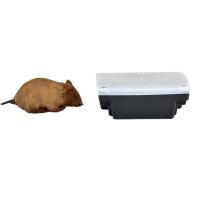 China Convenient 41g Black Plastic Mouse Bait Station Not Applicable Charger For Animal Control for sale