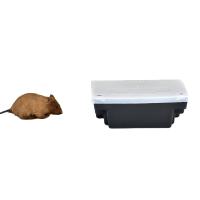 China 1 Capacity Durable Plastic Rat Mouse Mice Rodent Bait Snap Station Box Pest Control for sale