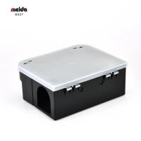 China 1 Capacity Durable Plastic Rat Mouse Mice Rodent Bait Snap Station Box Pest Control for sale