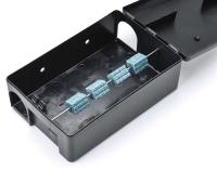 China 27.5*17.5*10.2cm Durable Plastic Customized Mouse Mice Trap Rodent Rat Bait Station Box for sale