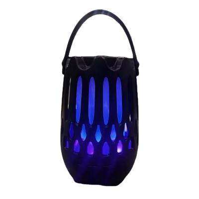 China Solid State 5V DC Portable Sticky Mosquito Killer Bug Zapper with Flame Night Light and Bluetooth for sale