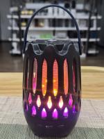 China Outdoor Camping Multi-functional Mosquito Killing Lamp Bug Zapper Flame Bluetooth Night Light for sale