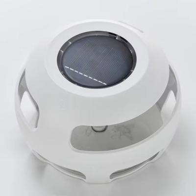 China Safe and Effective Solar Panel Fly Killer Electric Mosquito Killing Lamp for Termite Moth Flea Trap Catcher for sale